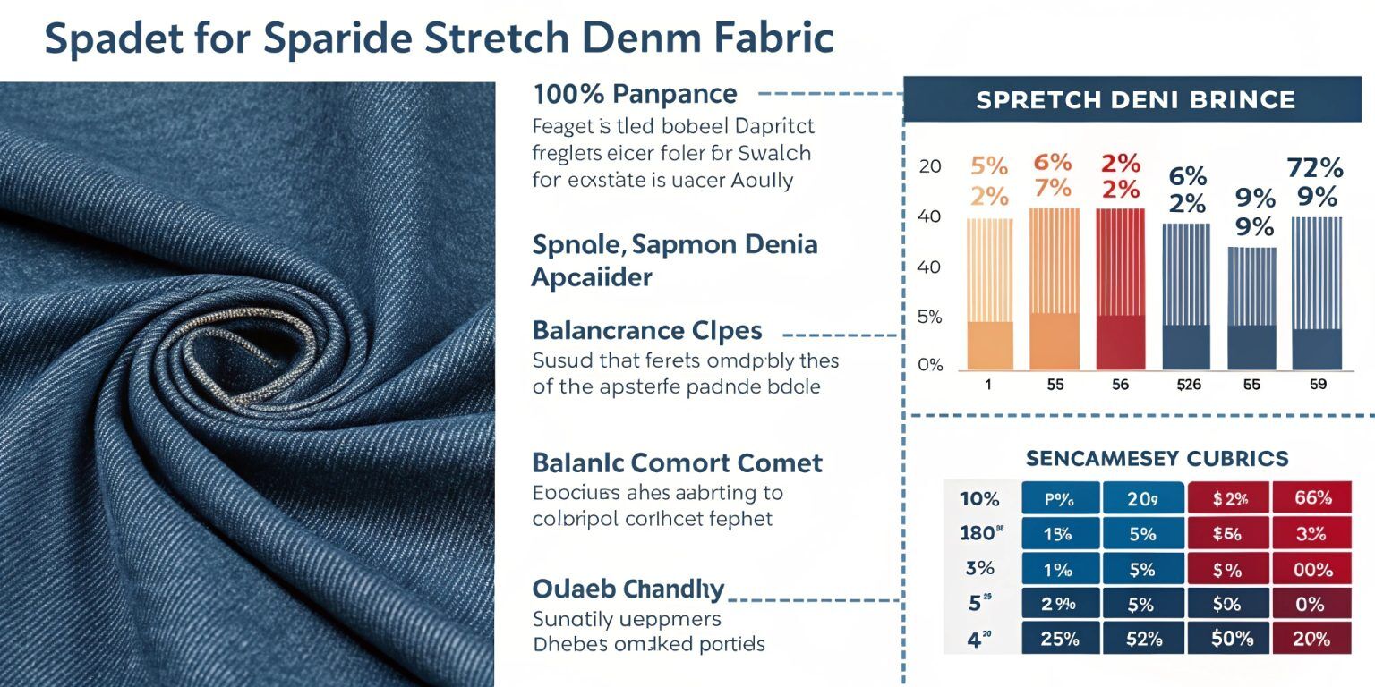 Stretch Denim Fabric Guide: The Complete Spandex Percentage Chart for ...